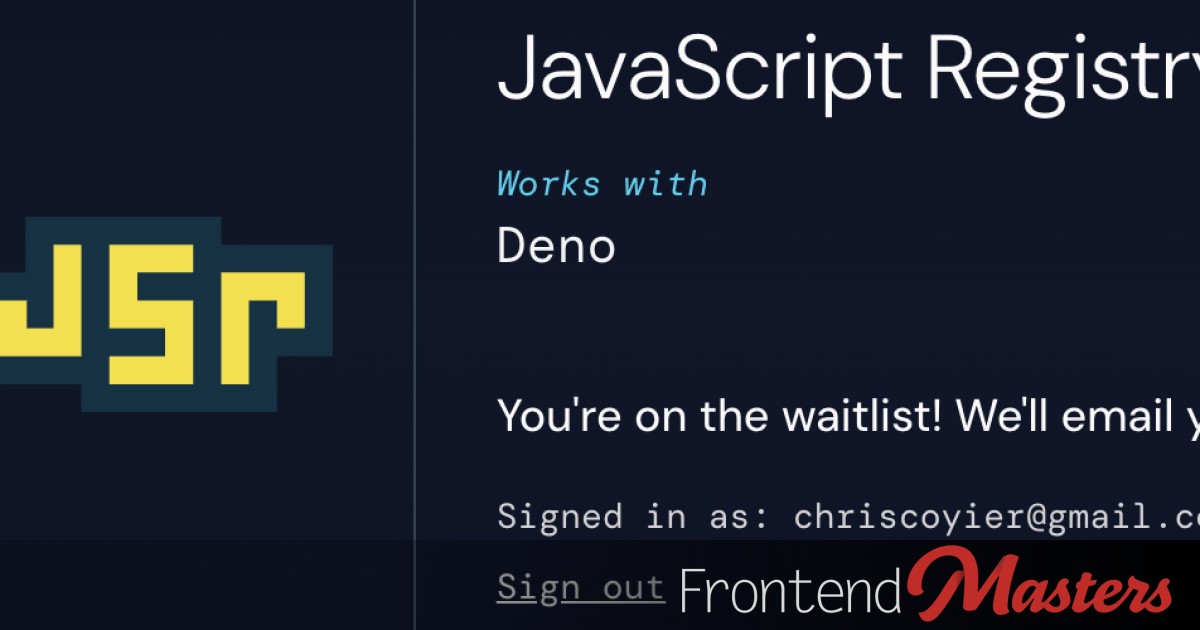 Jsr Frontend Masters Blog