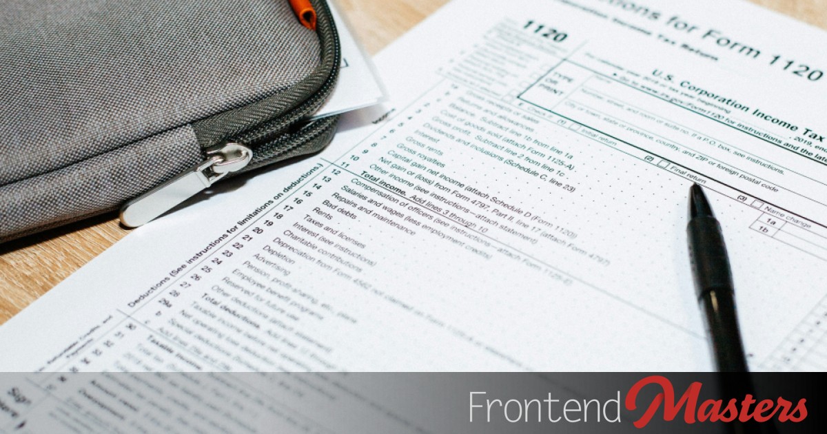 Project Idea: Convert a PDF Form to a Web Form – Frontend Masters Blog