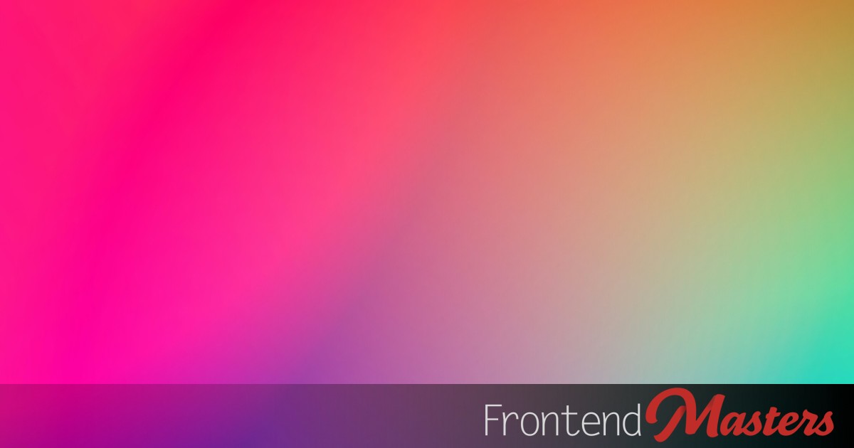 Flashy Landing Pages – Frontend Masters Blog