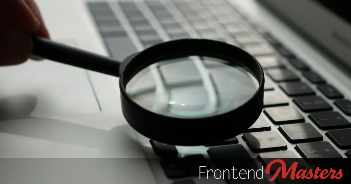 The HTML, CSS, and SVG for a Classic Search Form – Frontend Masters Blog