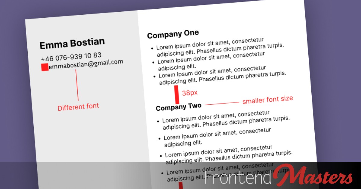 5 Tips For Writing A Great Technical Resume – Frontend Masters Blog