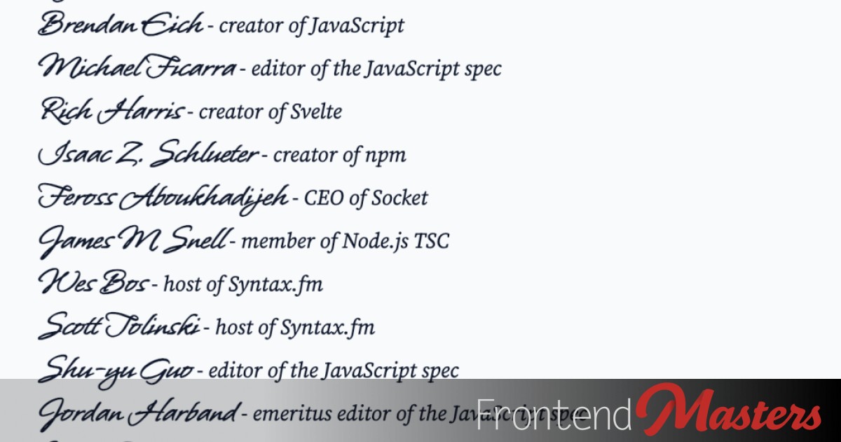 Oracle, it’s time to free JavaScript. – Frontend Masters Blog