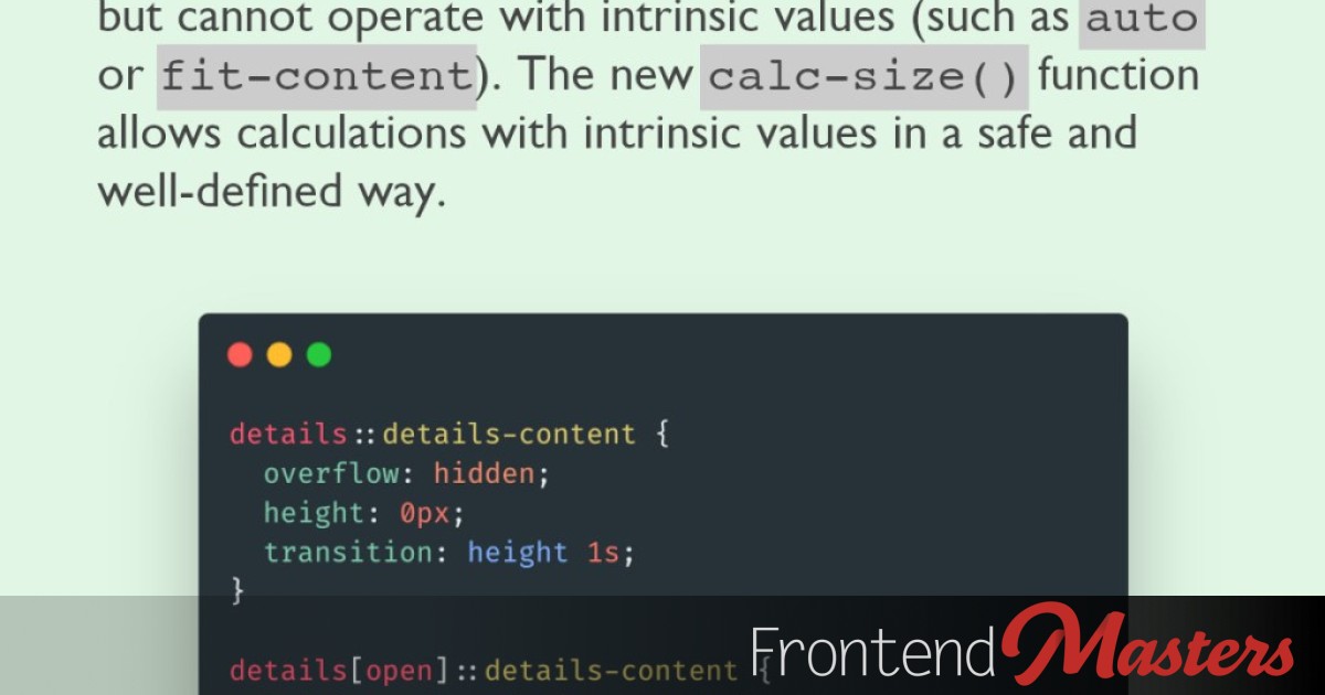 CSS Value Functions that are… exciting? – Frontend Masters Blog
