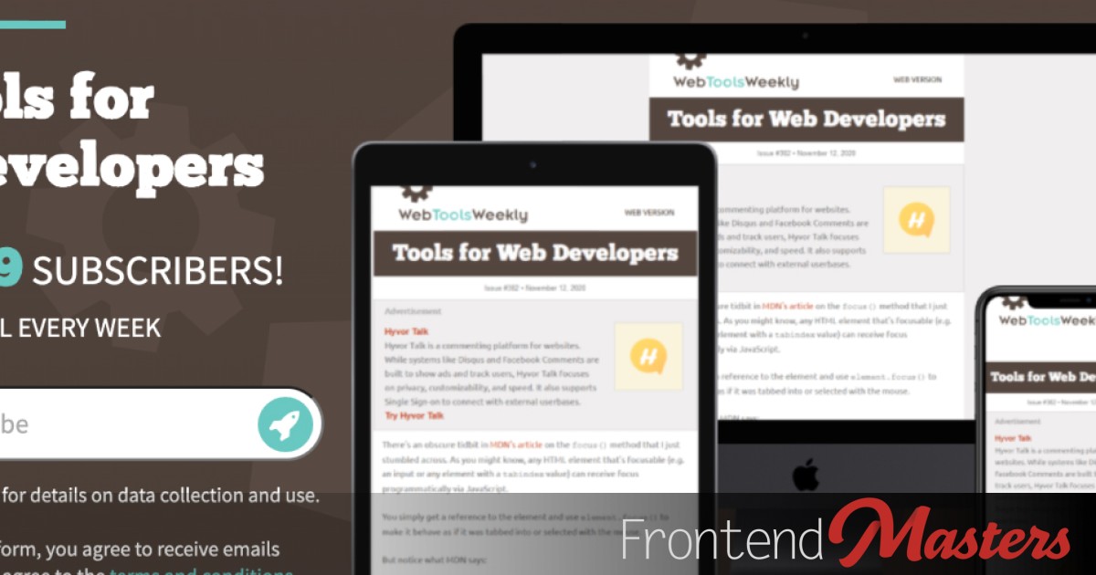 Top Front-End Tools Of 2023 – Frontend Masters Blog