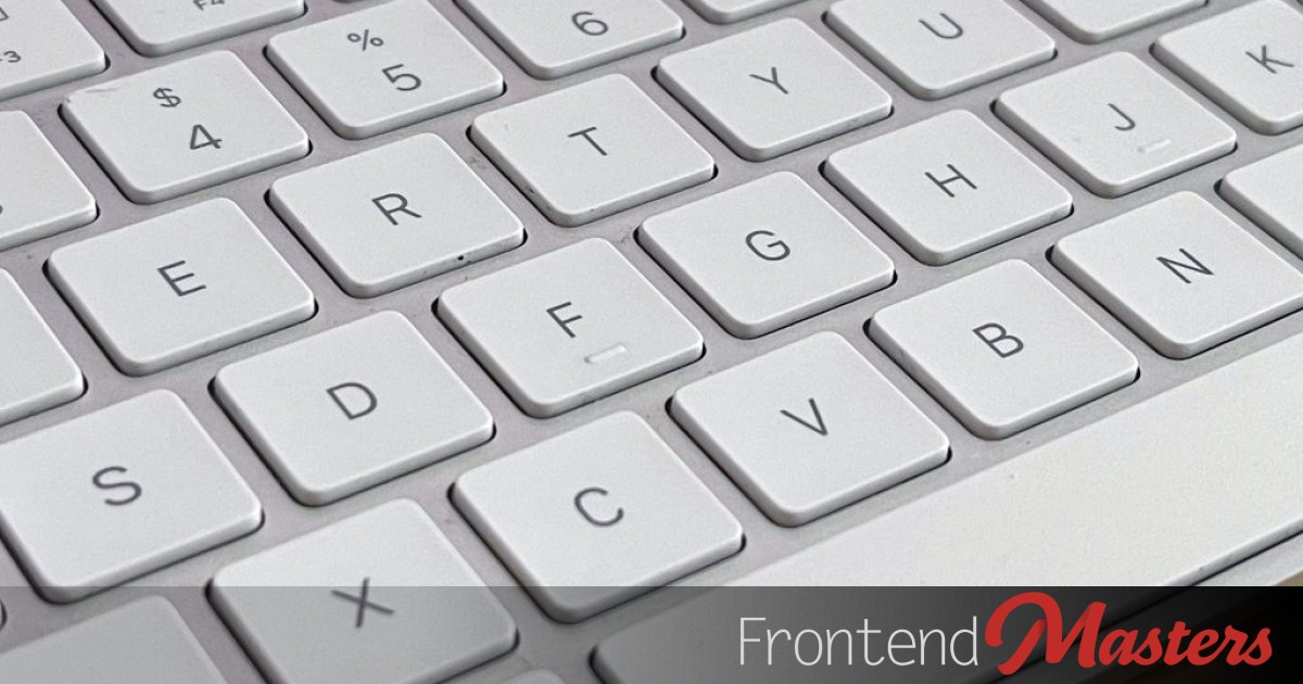 Creating a Keyboard Shortcut Hook in React – Frontend Masters Blog