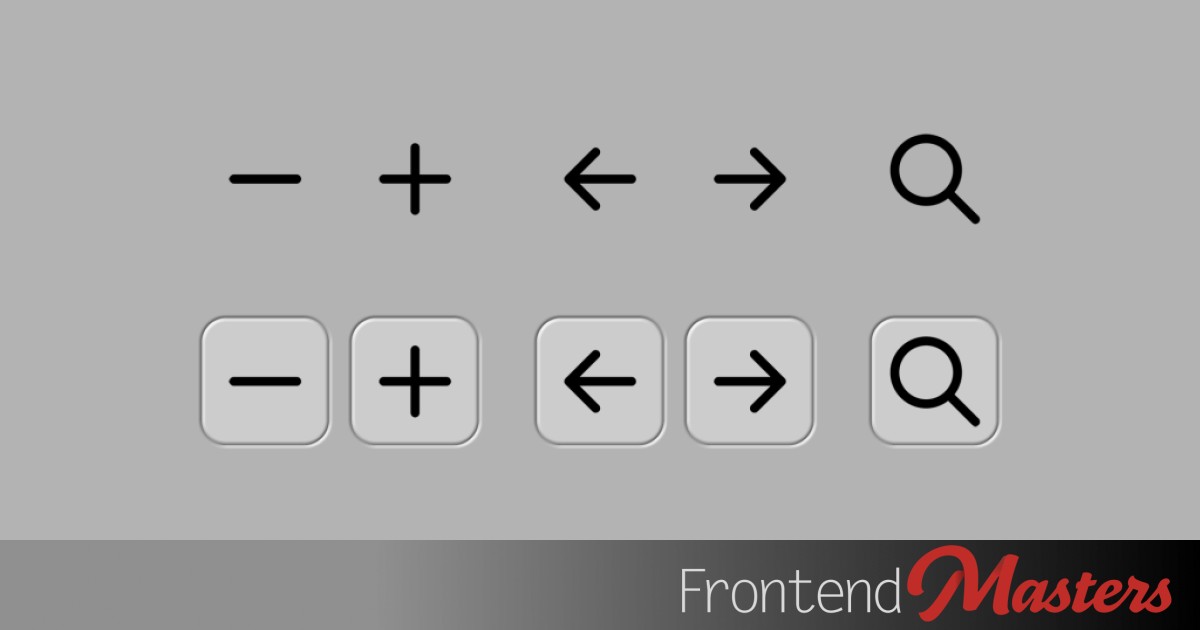 In Praise of Buttons – Frontend Masters Blog In Praise of Buttons – Frontend Masters Blog